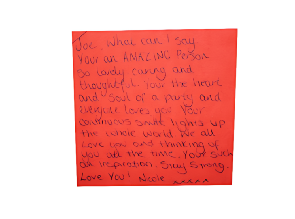 Joe’s Wall – Joe’s Faith